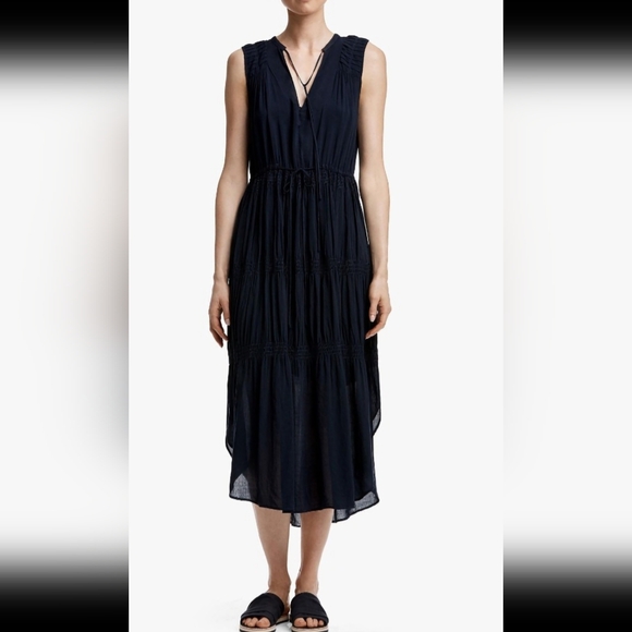 James Perse | Dresses | Standard James Perse Pleated Midi Dress In ...